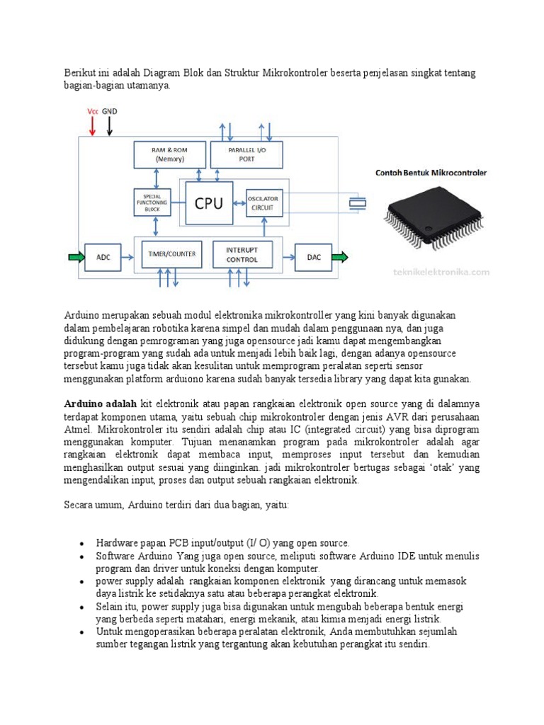 MIKROKONTROLER | PDF | Teknologi & Rekayasa