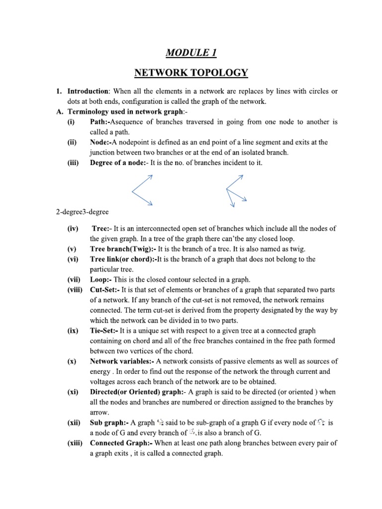 Network Theory Notes | PDF