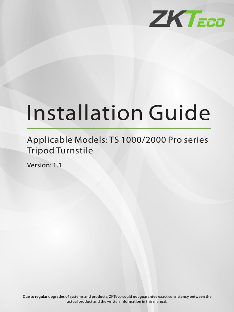 TS2000 Pro Installation Guide | PDF | Screw | Relay