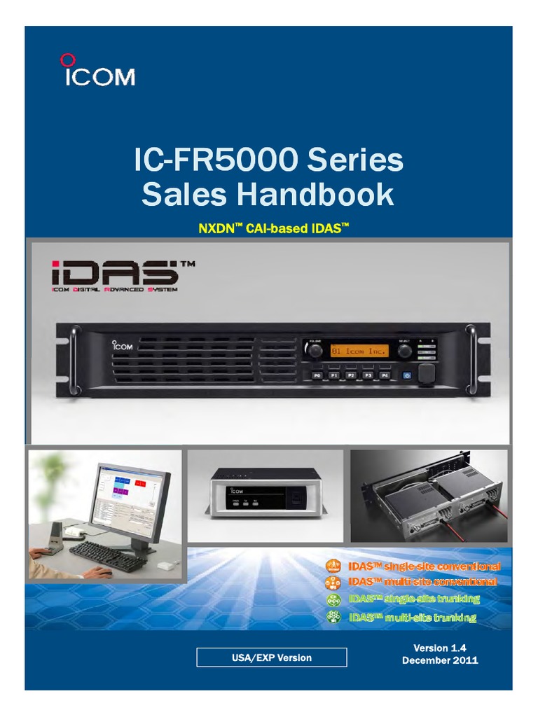 ICOM IC-FR5000 FR6000 Sales Handbook-Red-V10 | PDF | Information And ...
