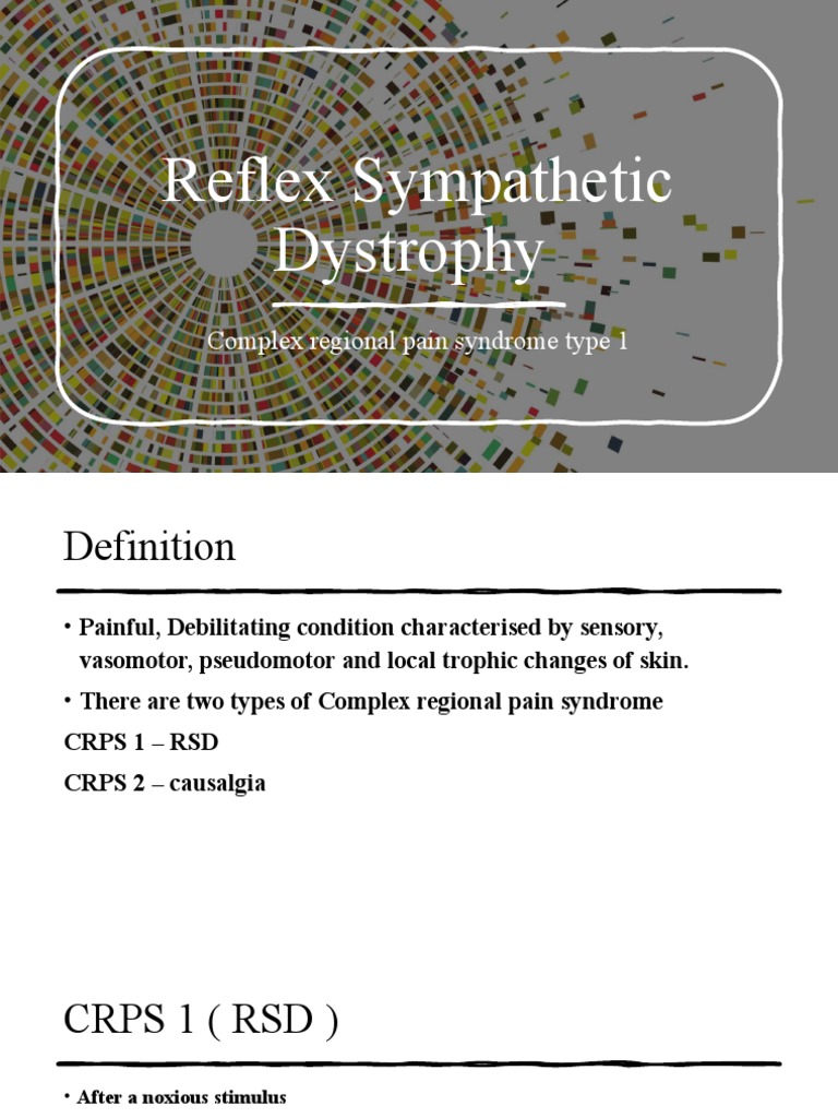 Reflex Sympathetic Dystrophy | PDF