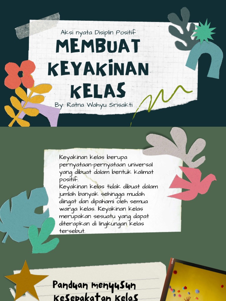 Panduan Membuat Keyakinan Kelas | PDF | Pengembangan Diri