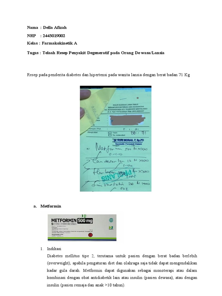 DELLA TUGAS TELAAH RESEP | PDF