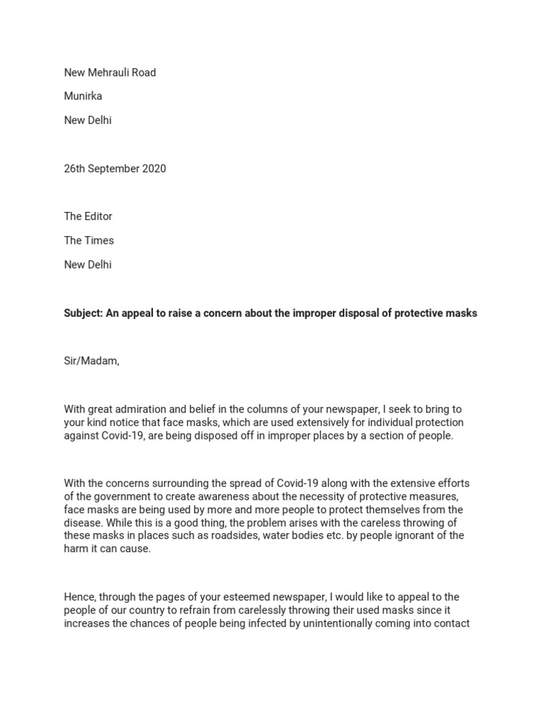 Formal Letter9 | PDF