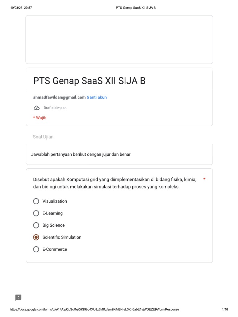 PTS Saas Wildan Xii Sija B 2023 PDF | PDF