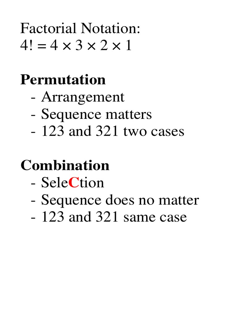 Add Maths - Combination Permutation | PDF | Permutation | Discrete Mathematics