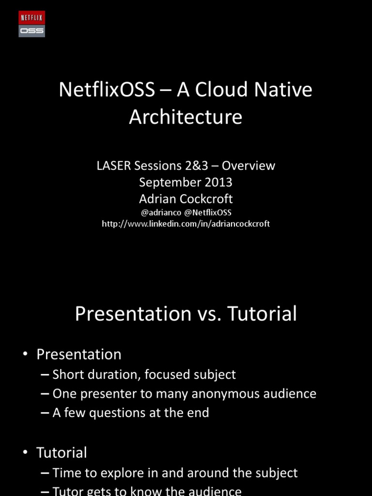 Cloud Native Architecture at Netflix | PDF | Cloud Computing | Amazon ...