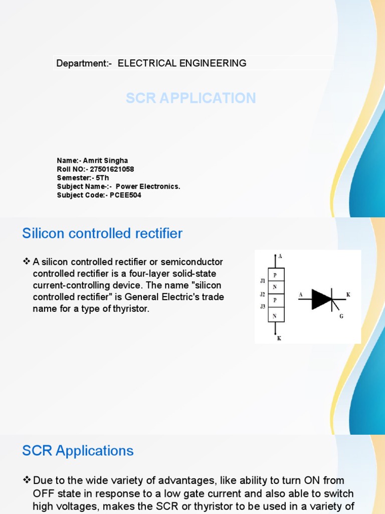 SCR Application | PDF