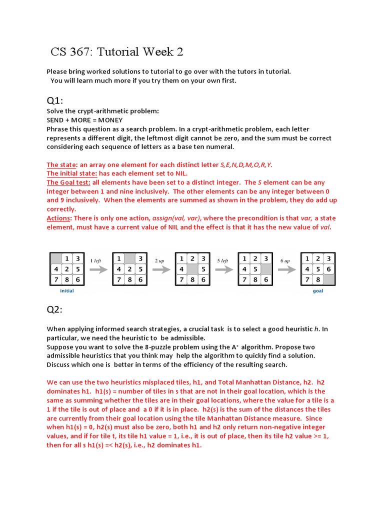 Tutorial2 Final Final Answersv15 Pdf Theoretical Computer Science Applied Mathematics