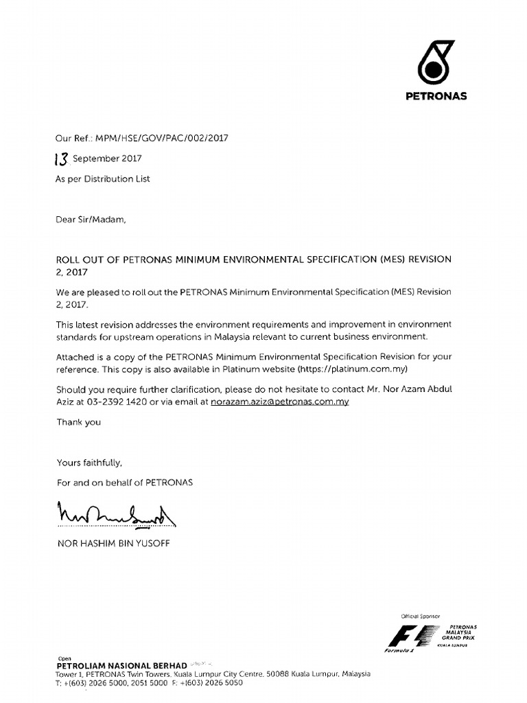 MES Sept 2017 - Directive Letter MES Roll Out 2017 | PDF