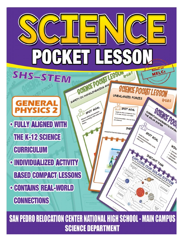 Science Pocket Lesson in General Physics 2 1 PDF | PDF | Electric ...