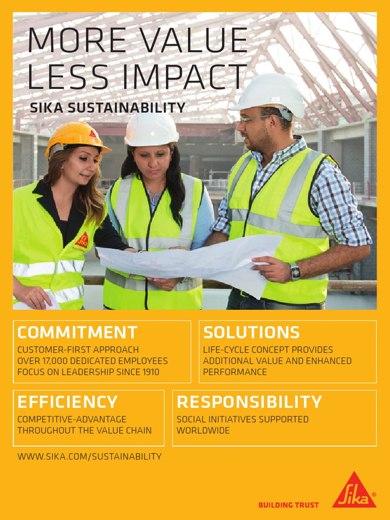 Sika Value Impact | Download Free PDF | Sustainability | Supply Chain