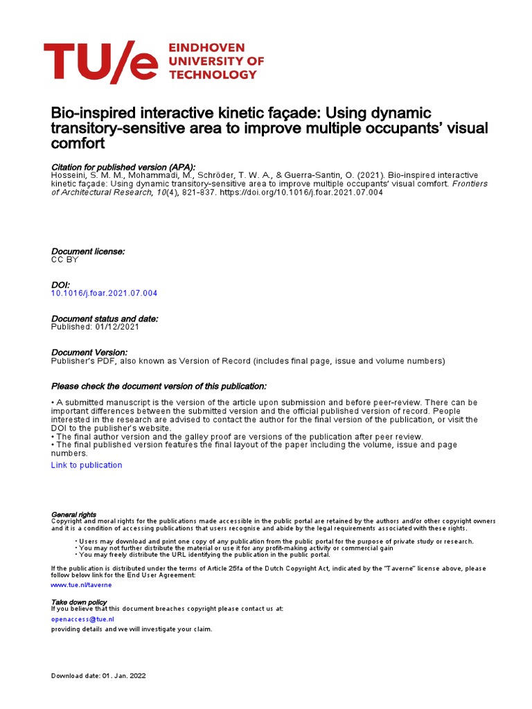 Hosseini Et Al. - 2021 - Bio-Inspired Interactive Kinetic Façade Using ...