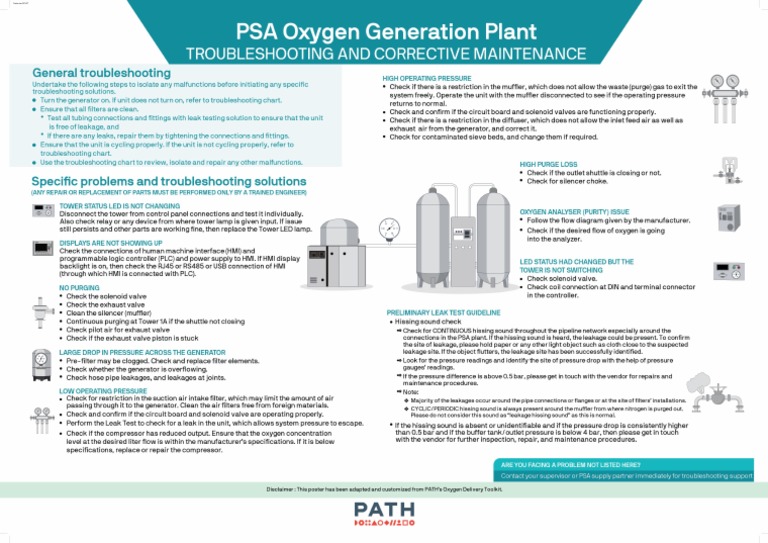 PSA Oxygen Generation Plant | PDF