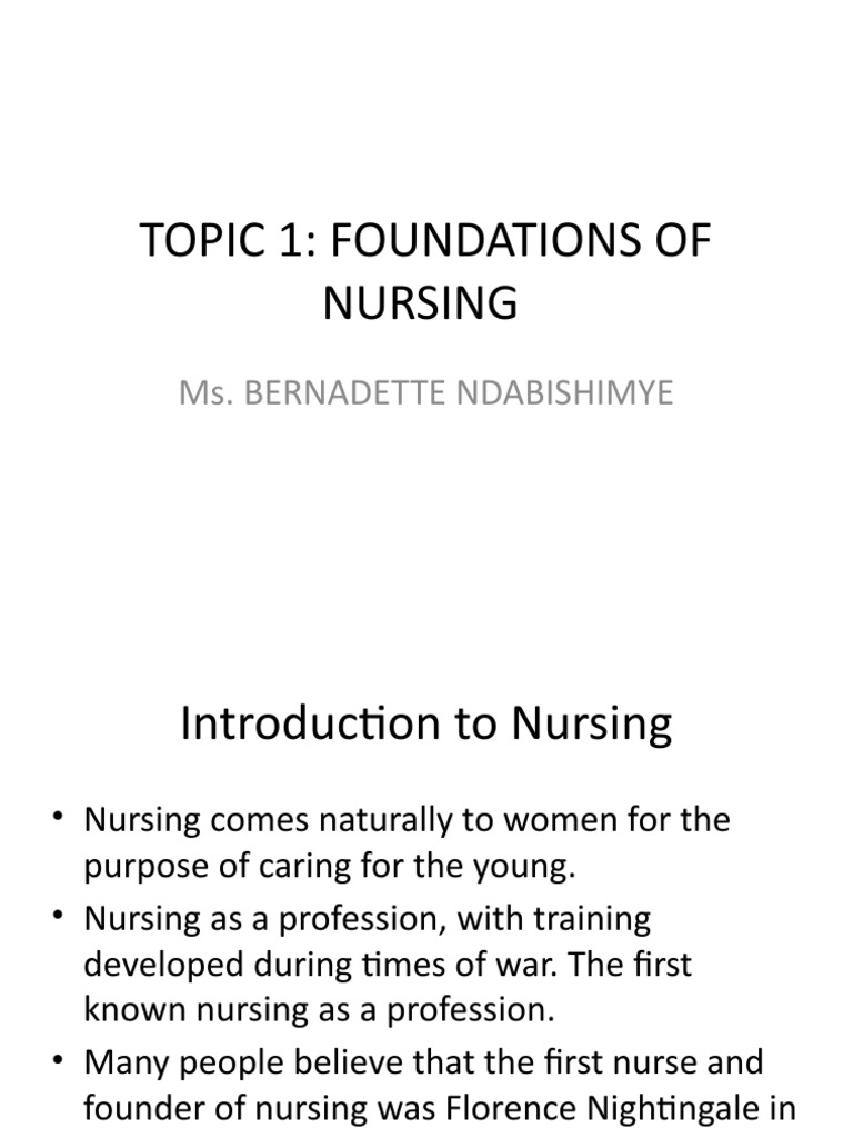 Lect 1 Intro To Nursing | PDF | Nursing | Patient Lect 1 Intro To Nursing | PDF | Nursing | Patient
