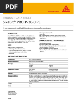 Sikaproof 808 | PDF | Concrete | Physical Sciences