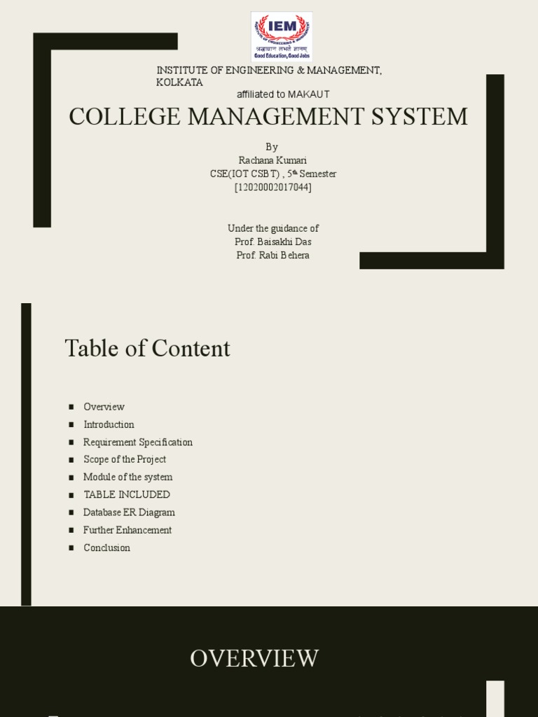 College Management System | PDF | World Wide Web | Internet & Web