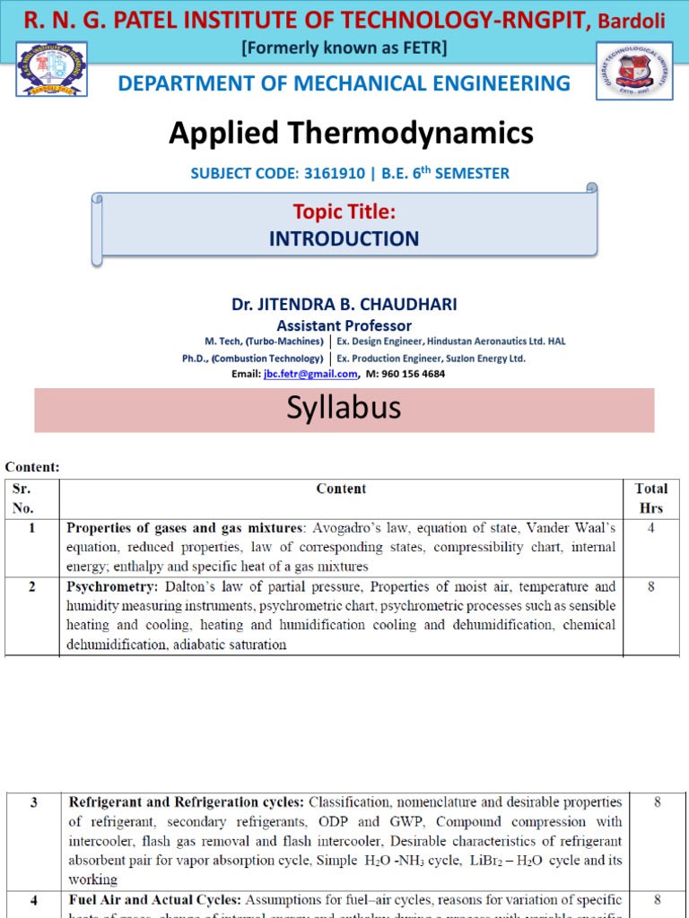 Lec - 01 - Introduction To Refrigeration - AC | PDF
