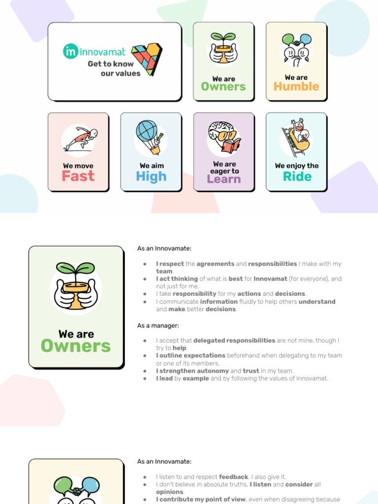 Get To Know Our Values | PDF | Behavioural Sciences | Behavior Modification