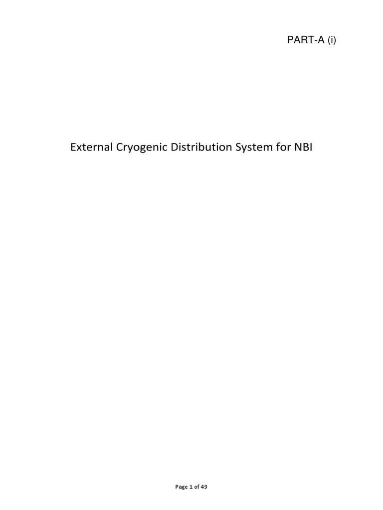Cryogenic Distribution System Overview | PDF | Flow Measurement ...