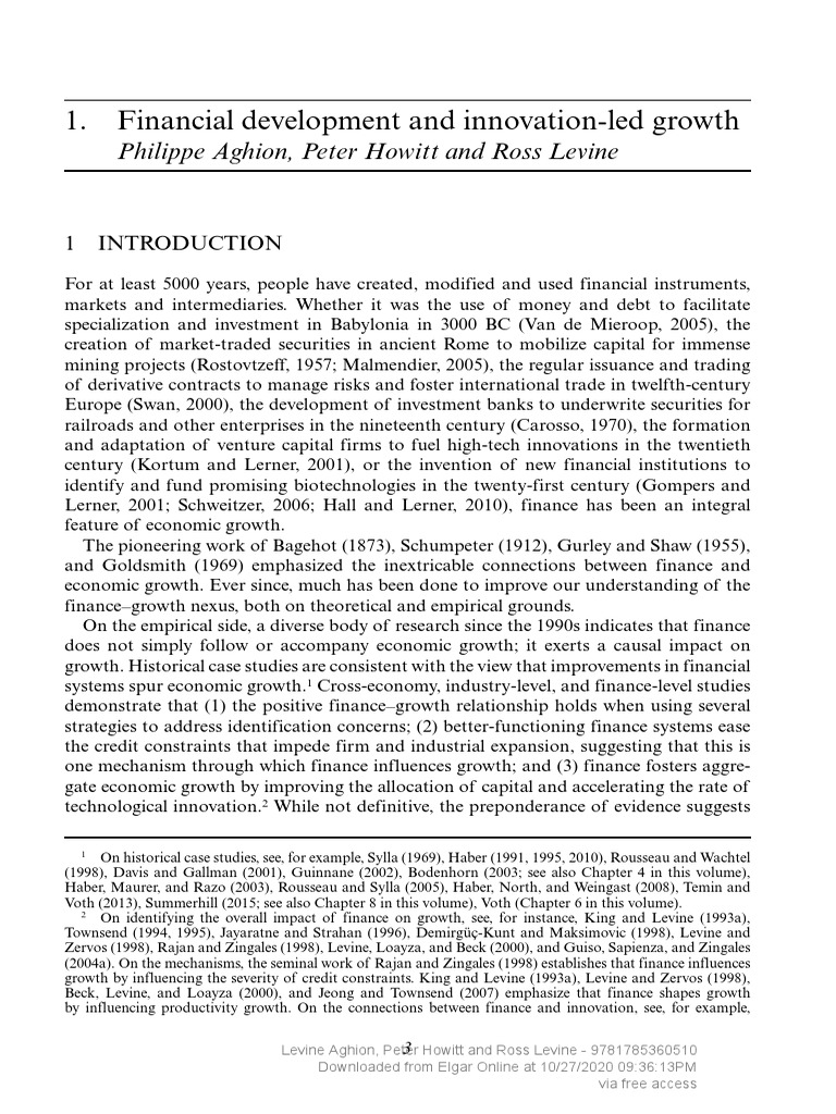 (9781785360503 - Handbook of Finance and Development) Financial ...