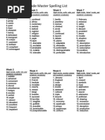 Vocabulary Words List - Grade 2 - 2025 26 | PDF