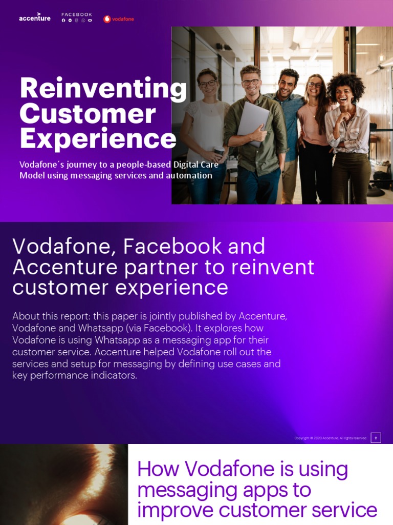 Vodafone's Messaging-Driven Care Model | PDF | Instant Messaging ...