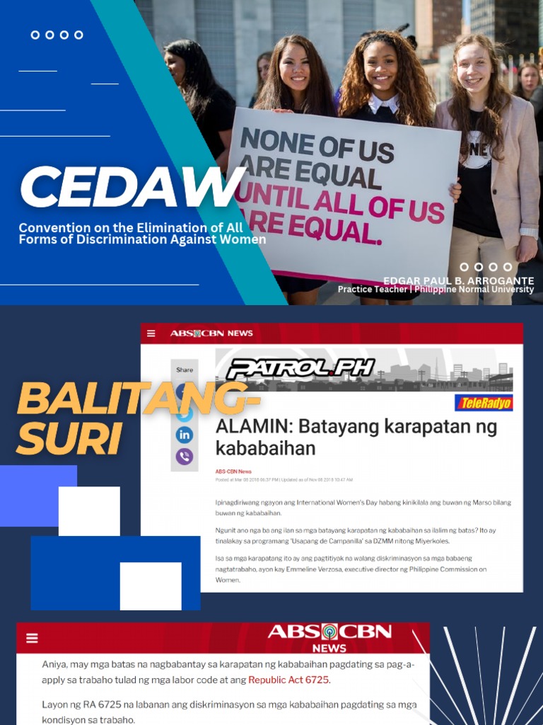 Ap10 Week5 Cedaw PDF | PDF