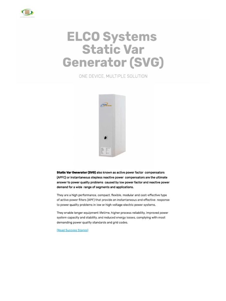 SVG Working Principle | PDF