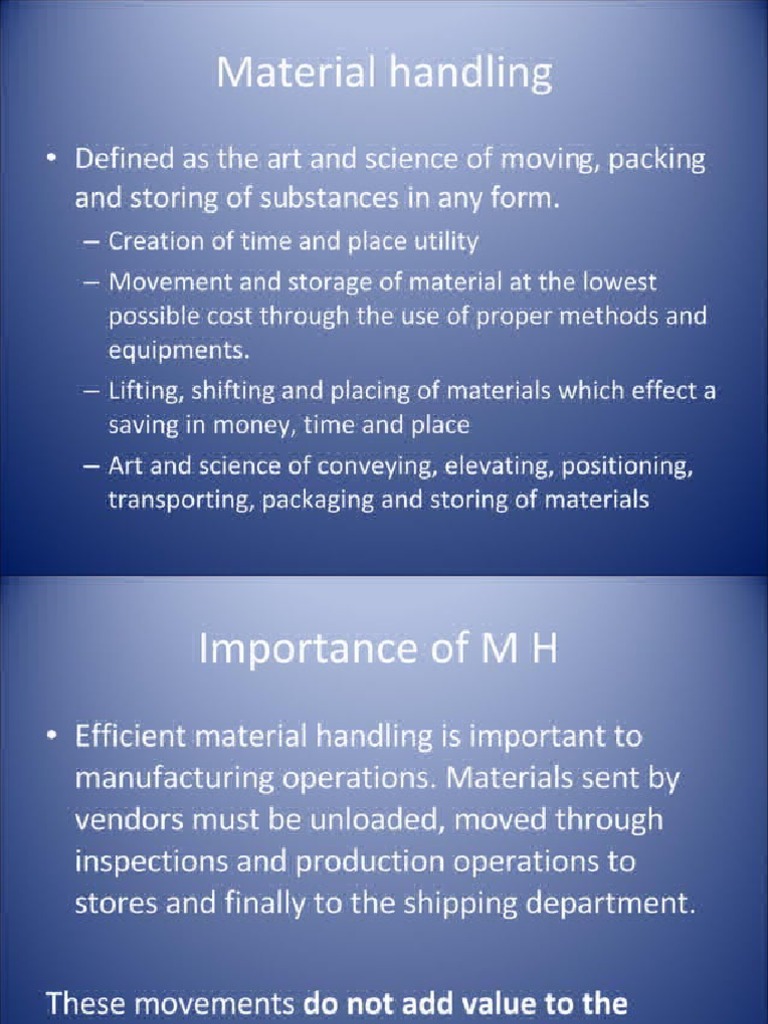 Material Handling System - 3 PDF | PDF Material Handling System - 3 PDF | PDF