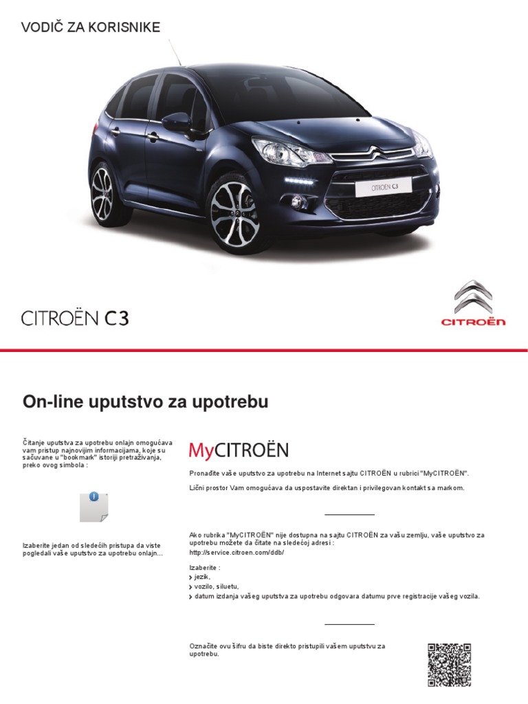 Citroen Upustvo Na Srpskom PDF | PDF