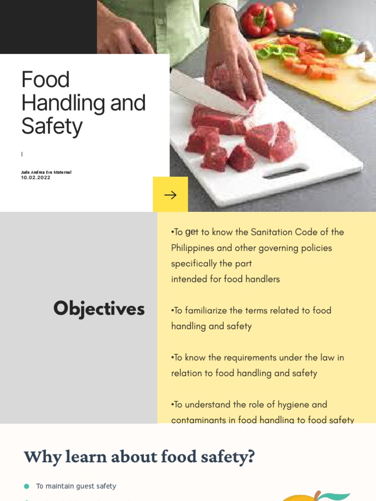 Food Safety and Handling Guidelines | PDF | Hand Washing | Food Safety