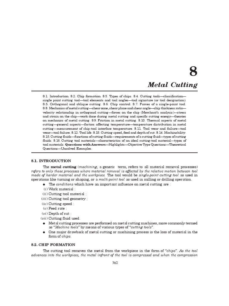 Machining Processes and Lathe PDF | PDF | Machining | Wear