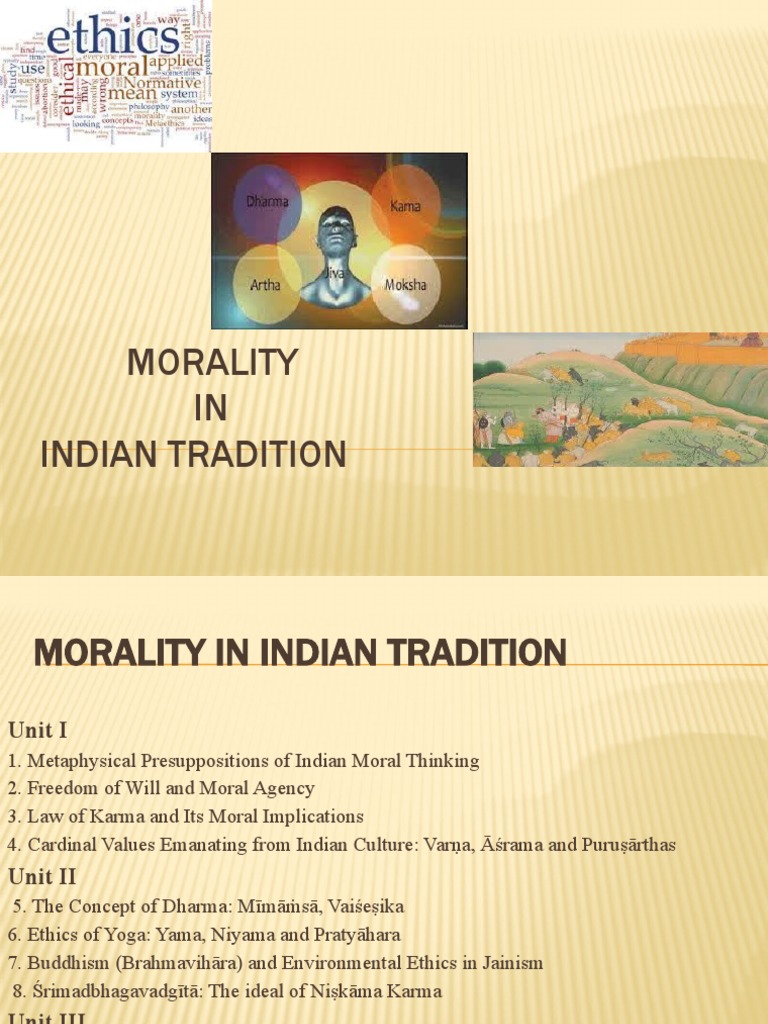 Morality in Indian Tradition - 2 | PDF | Indian Philosophy | Metaphysics