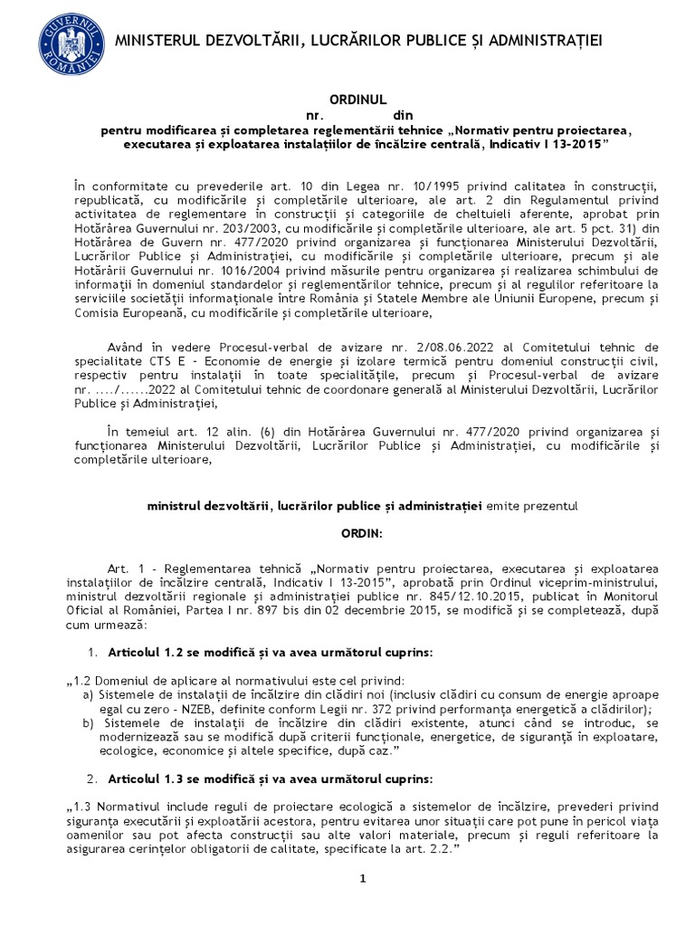 I13-2022 - Ordin | PDF