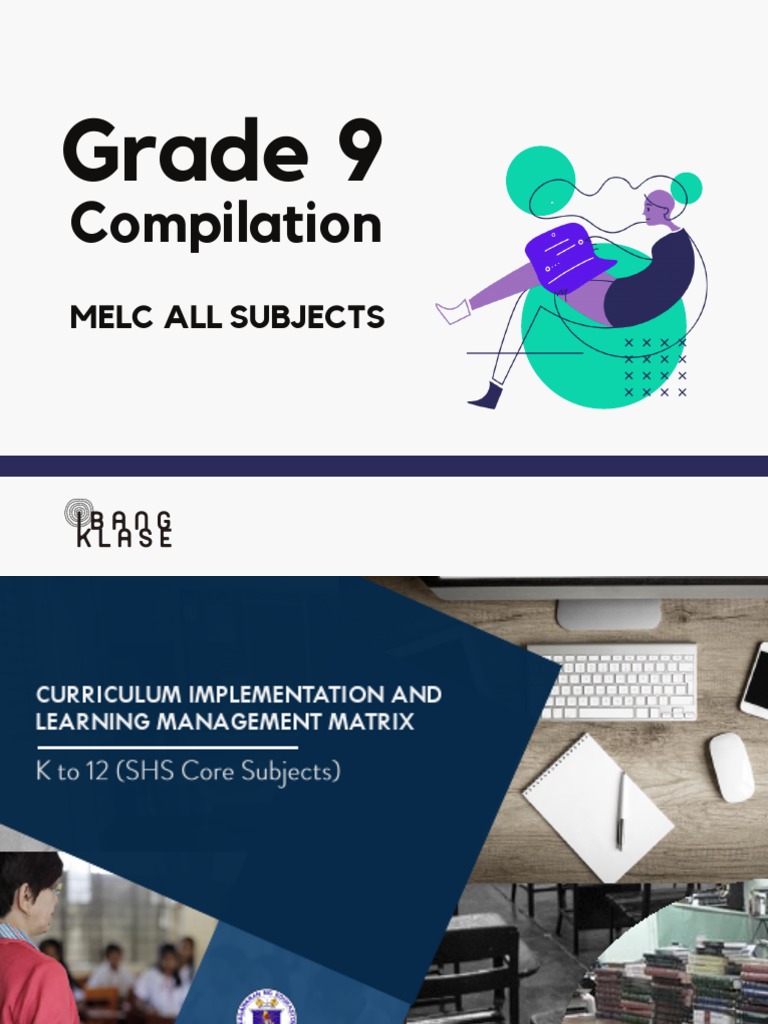Grade 9 MELC Learning Matrix | PDF | Quadratic Equation | Cognition