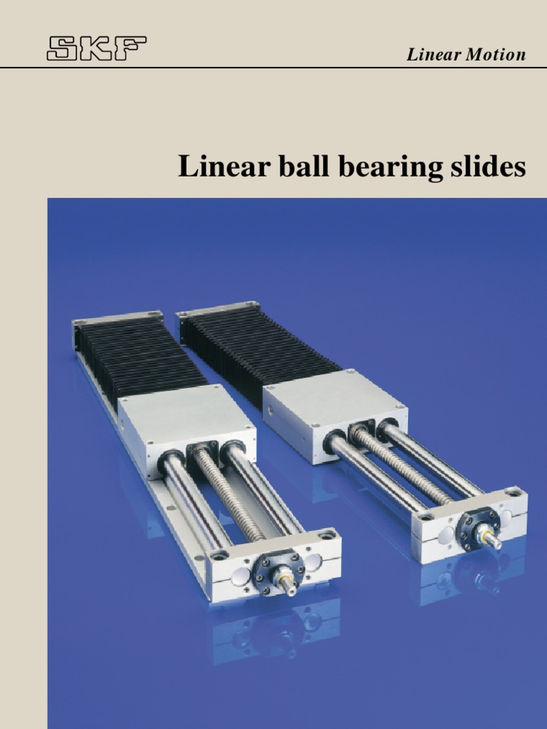 4218 e Linear Ball Bearing Slides | PDF | Bearing (Mechanical ...