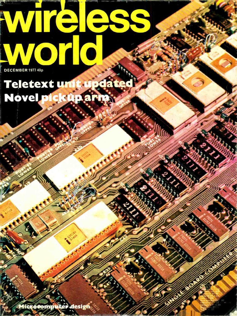 Wireless World 1977 12 | PDF | Switch | Drill