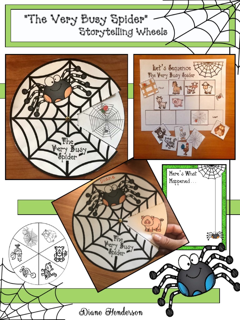 "The Very Busy Spider": Storytelling Wheels | PDF