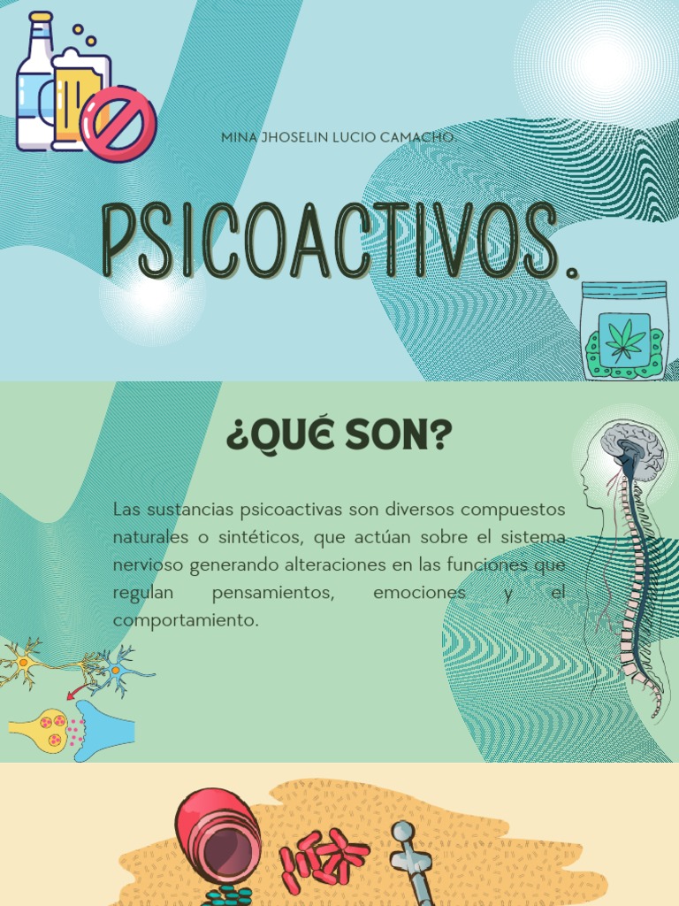 Psicoactivos Clase Psicología | PDF | Drogas | Cannabis (Droga)