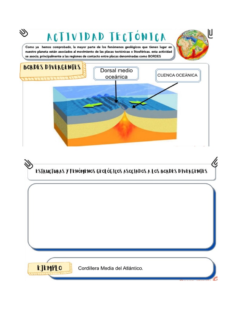 Ejercicios Placas Tectónicas Cultura Científica | PDF
