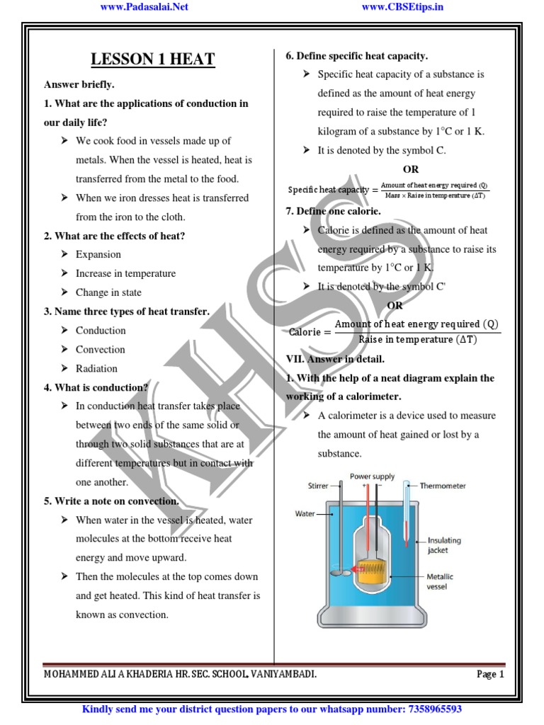 Heat Transfer and Electricity | PDF | Heat | Menstrual Cycle