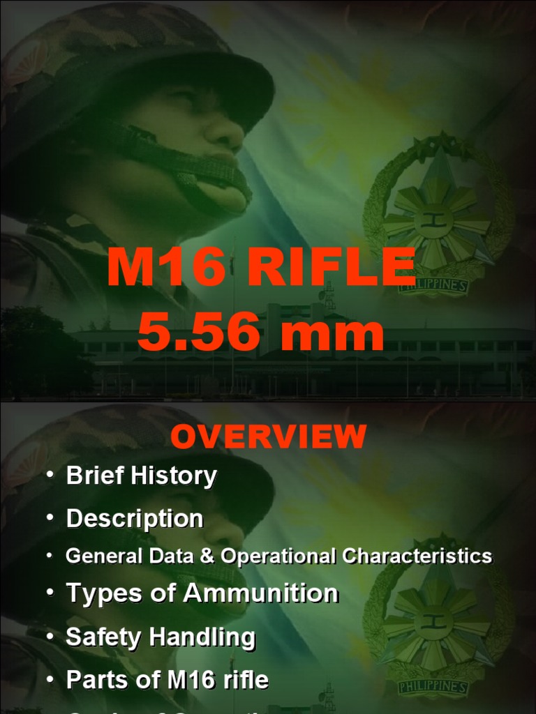 Field Stripping M16 | PDF | Rifle | Tools