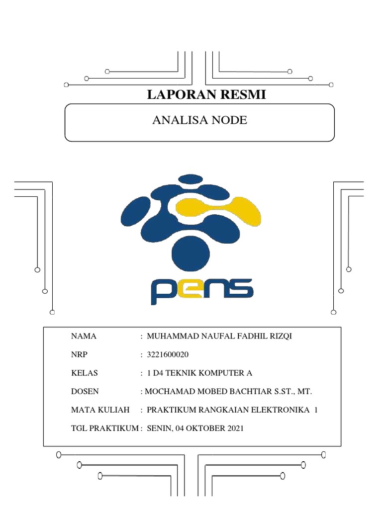 Analisis Node dalam Rangkaian Elektronika | PDF | Metode & Bahan Ajar | Sains & Matematika