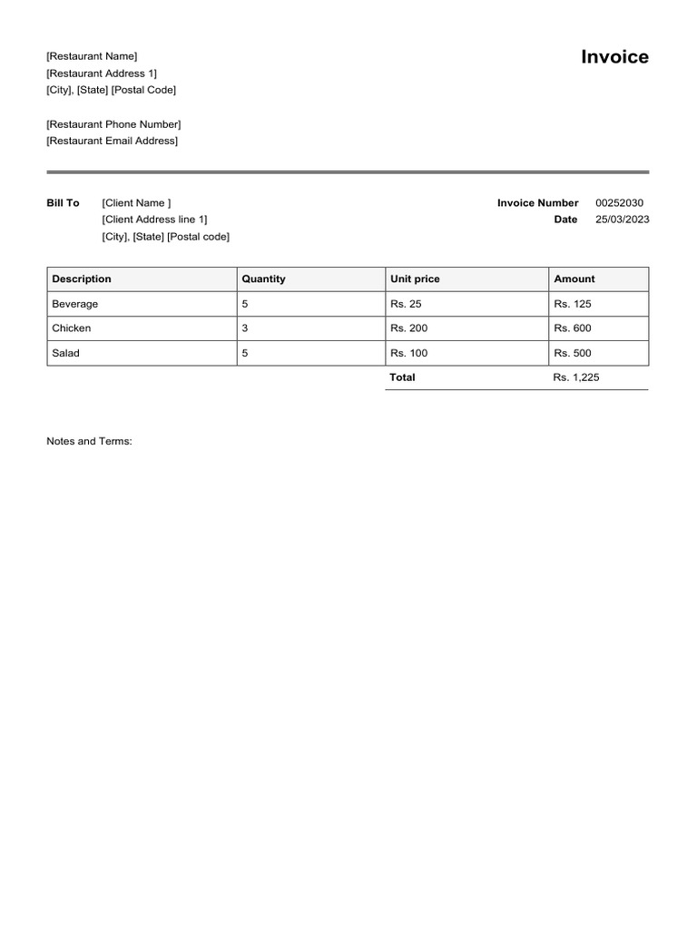 Invoice 00252030 PDF | PDF