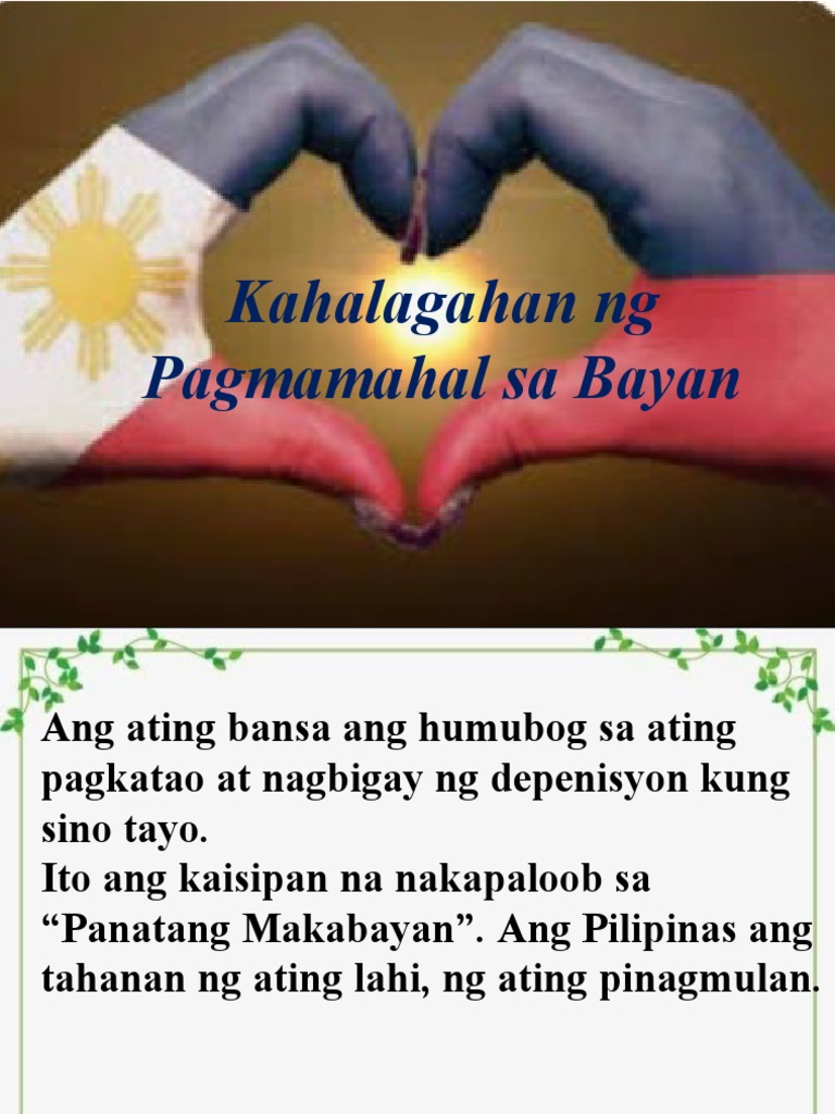 Pagmamahal Sa Bayan | PDF