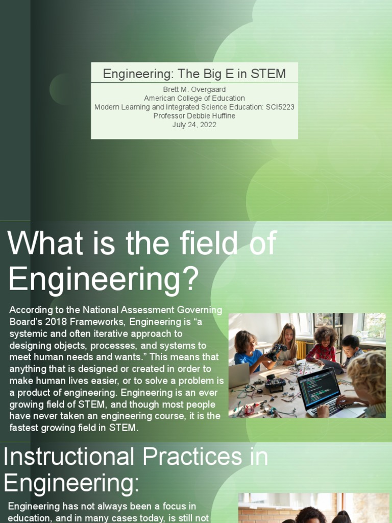 Engineering in STEM Education | PDF | Science, Technology, Engineering ...