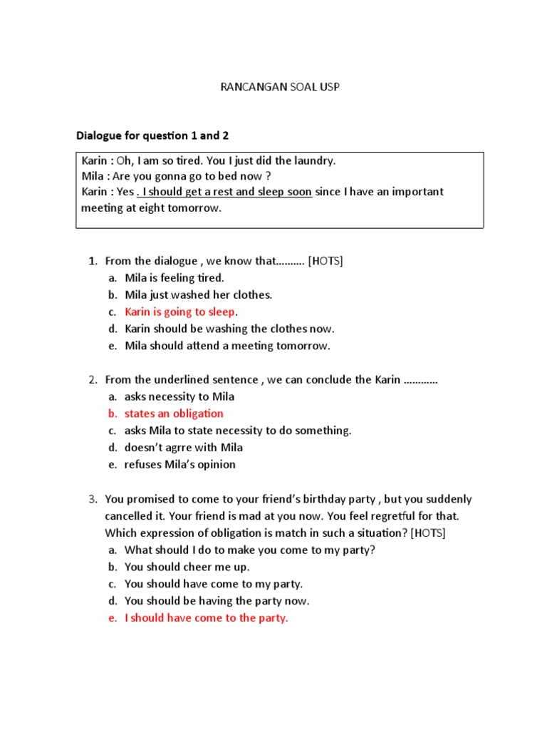 Rancangan Soal Usp | PDF | Mathematics | Flight Attendant