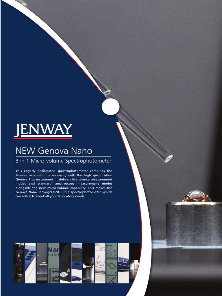 Jenway Genova NANO | PDF | Spectrophotometry | Absorbance