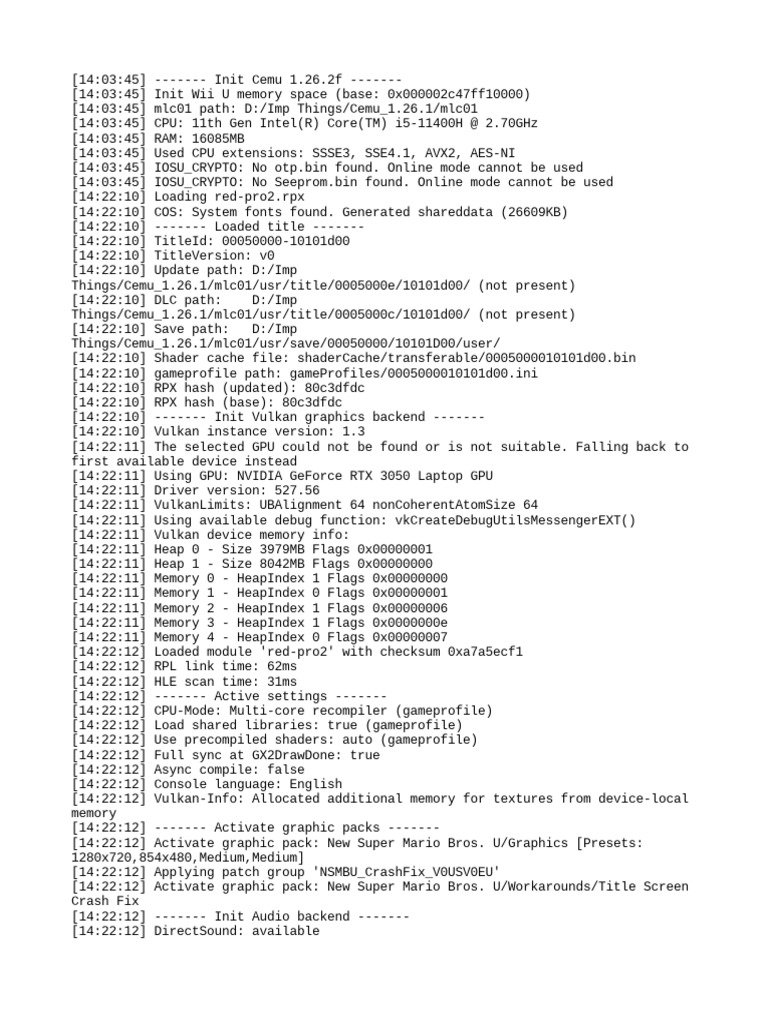 Log | PDF | Graphics Processing Unit | Shader
